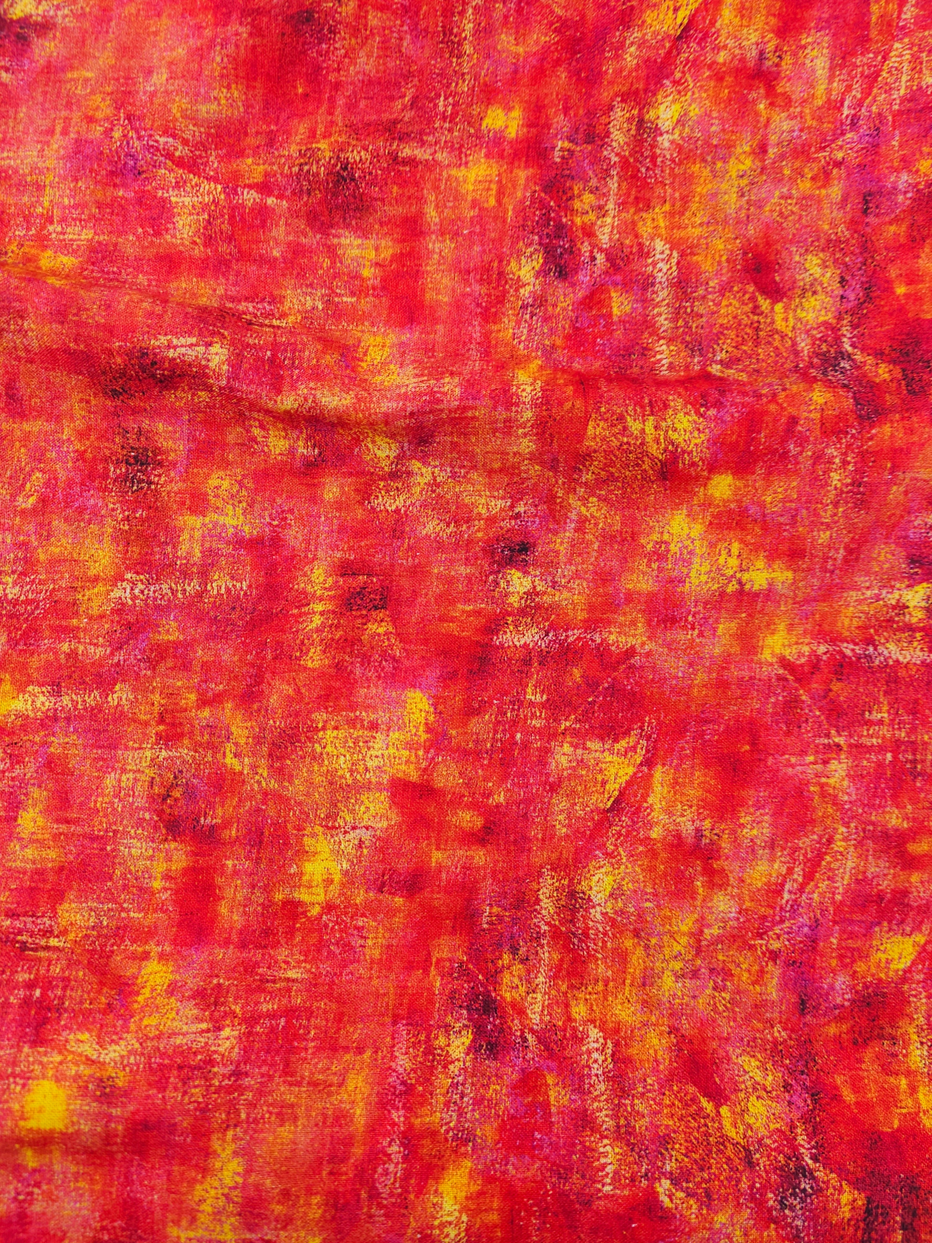 Red Flame Cotton - 2.7m Piece – Rainbow Fabrics